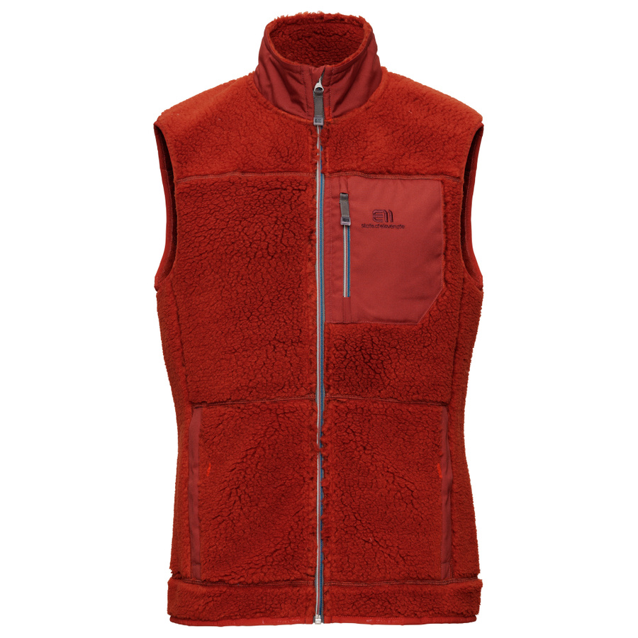 Men's Glacier Pile Vest | Cosy mid-layer vest in a lovely thick pile ...