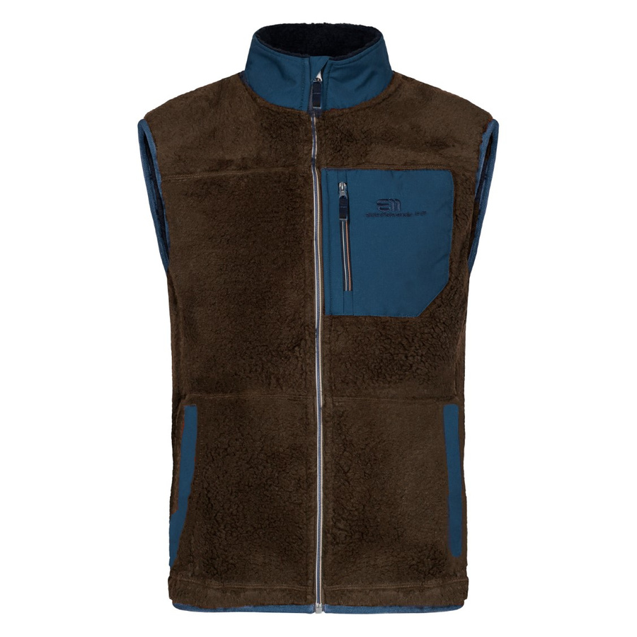 Men's Glacier Pile Vest | Cosy mid-layer vest in a lovely thick pile ...