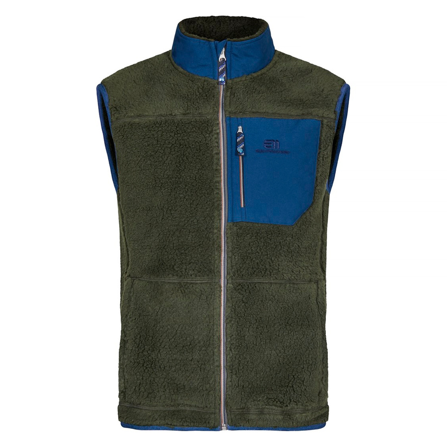 Men's Glacier Pile Vest | Cosy mid-layer vest in a lovely thick pile ...
